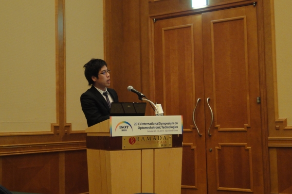 10/28~30 ISOT2013（Jeju） – Advanced Sensing & Machine Intelligence Group